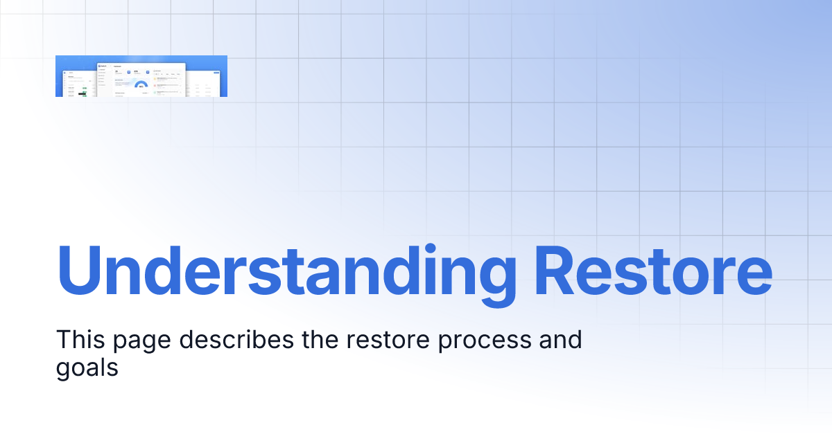 Understanding Restore | Duplicati