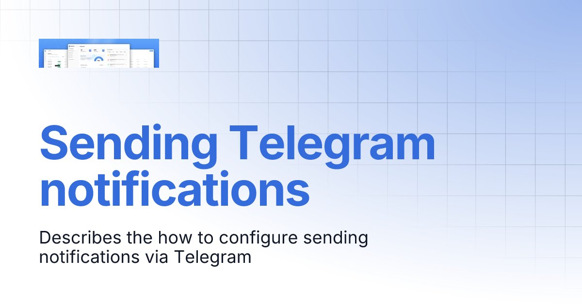 Sending Telegram notifications | Duplicati Sending Telegram notifications | Duplicati