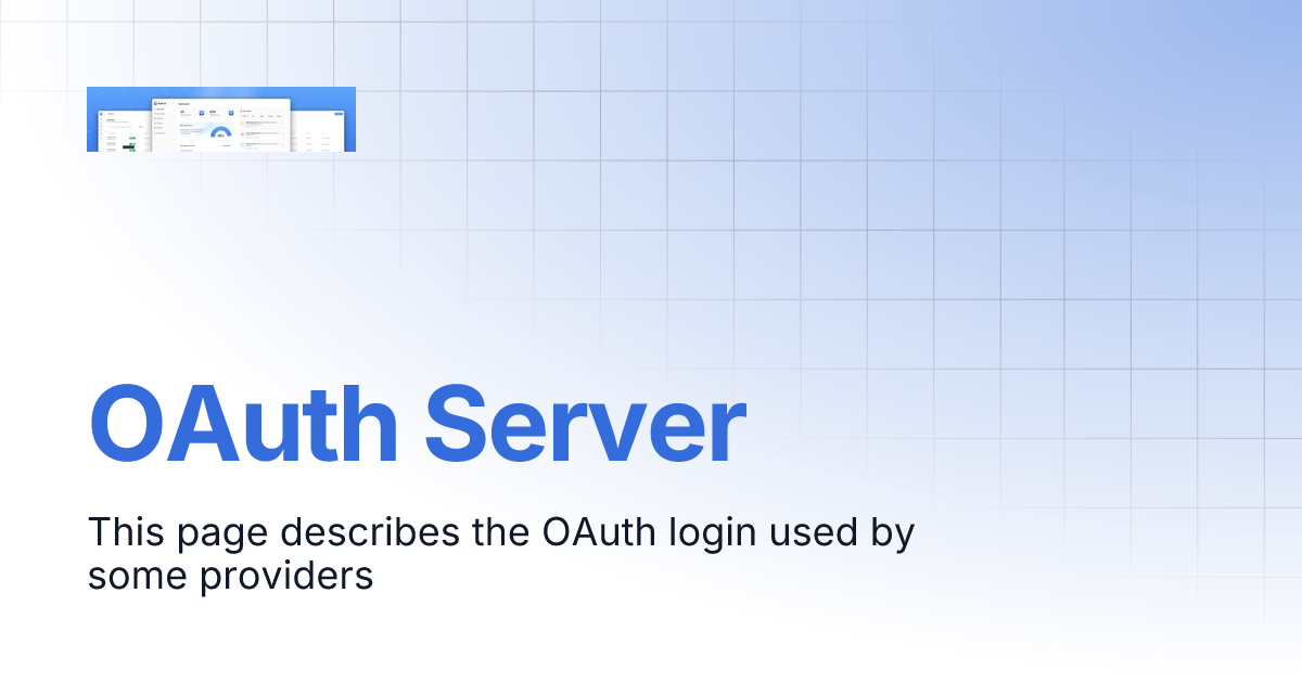 OAuth Server | Duplicati