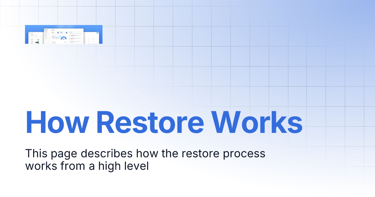 How Restore Works | Duplicati